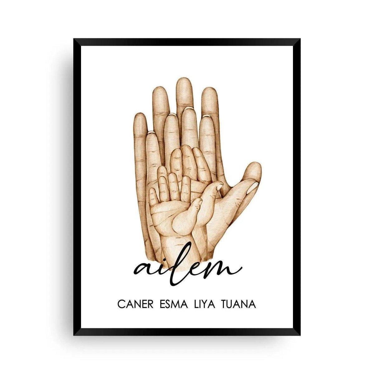 Personalisierte Bilder mit Namen - Wandschmuck-Shop.de